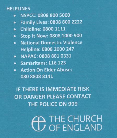 Safeguarding | Church of the Ascension in Ealing W5